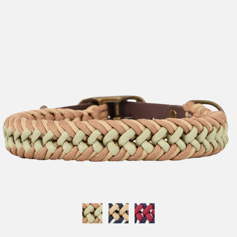 Eleganti collari per cani in pelle, nylon e paracord di William Walker